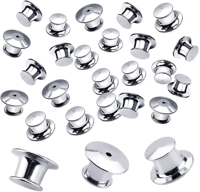 Amazon.com: JANYUN 20 Pieces Metal Pin Backs Locking Backs
