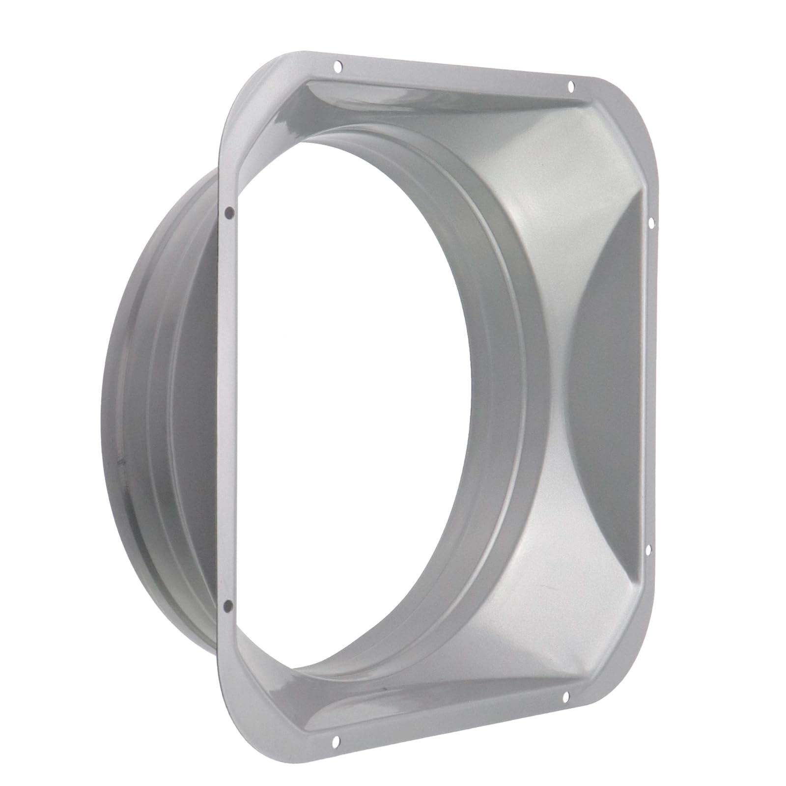 Antrader 10 Inch Duct Connector Flange, Metal Straight Pipe Flange ...