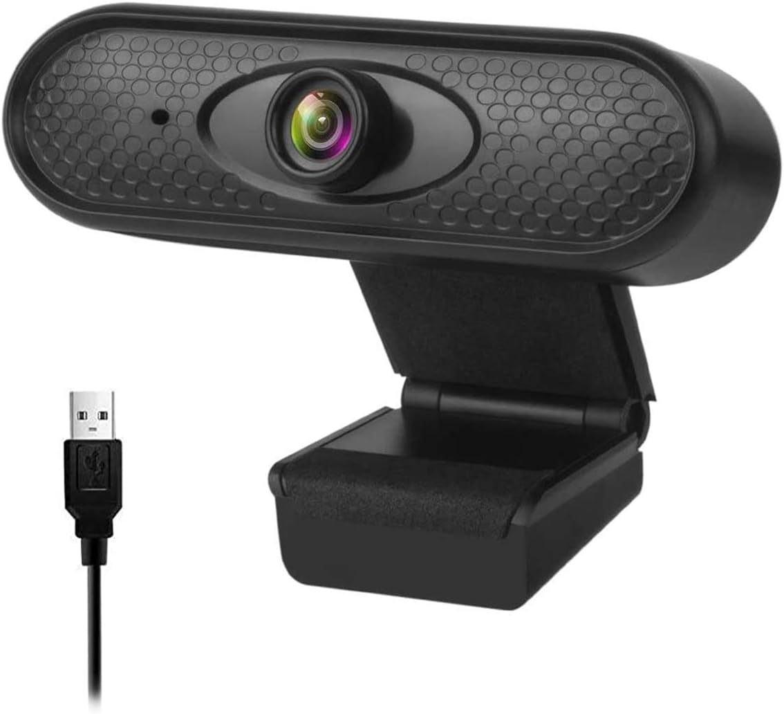 Amazon.com : 1080P Webcam with Built-in Microphone HD Web Camera Plug ...