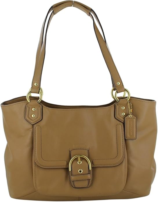 Coach F24961 Campbell Women's Handbag Leather Purse - Camel: Handbags ...