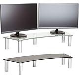 VonHaus Monitor Stand for Desks | Height Adjustable | Screen Riser for ...