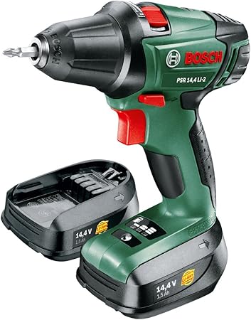 Bosch PSR 14.4 Li-2 Batter Powered Drill/Screwdriver with 2 ...