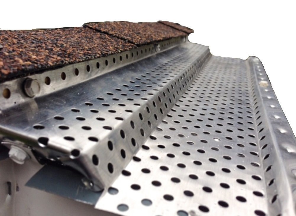 50 Panels x 4.00 Each. Mill Finish Aluminum Shur Flo X Leaf Guard ...