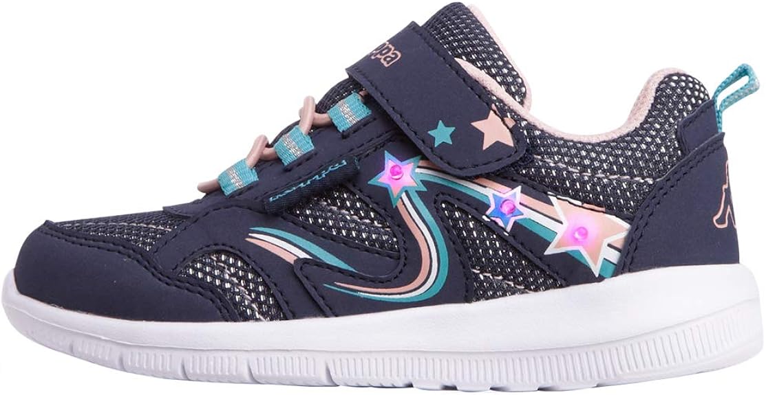 Kappa Girls Cosmic Kids Low-Top Sneakers, Blue (Navy/Rose 6721), 13 UK ...