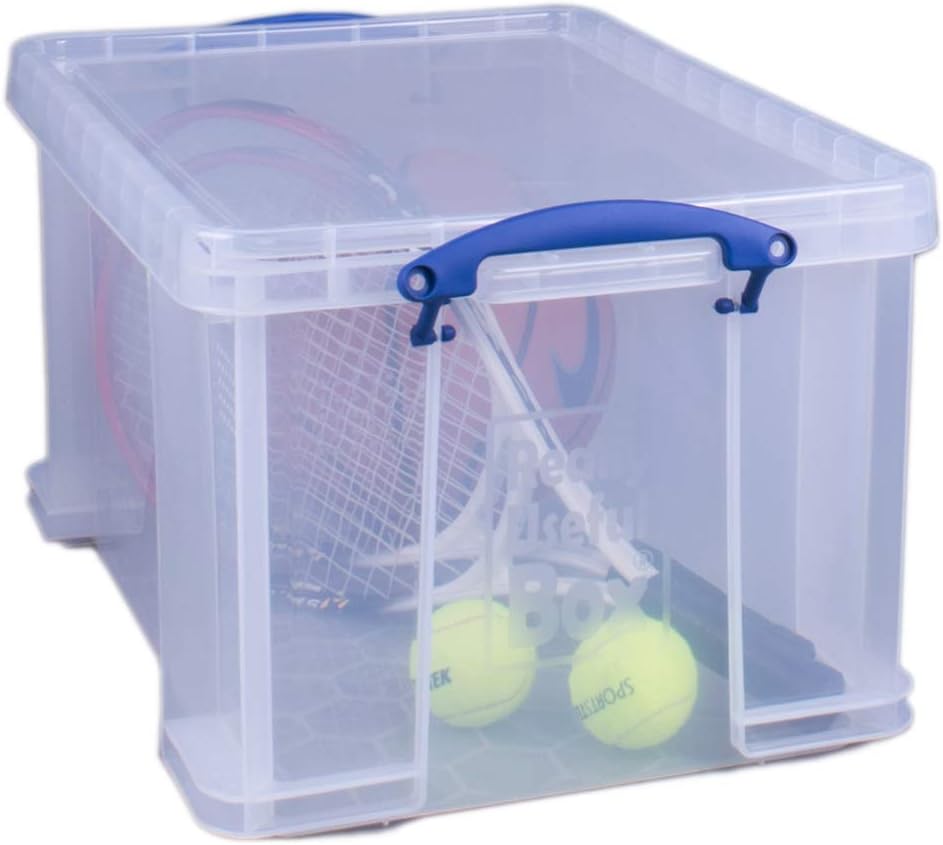 Really Useful Storage Box, 48 Litre, Clear &Useful Box 64 Litre Storage ...