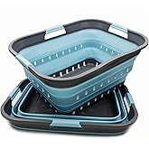 Amazon.com: SAMMART 42L (11 gallon) Collapsible Plastic Laundry Basket ...