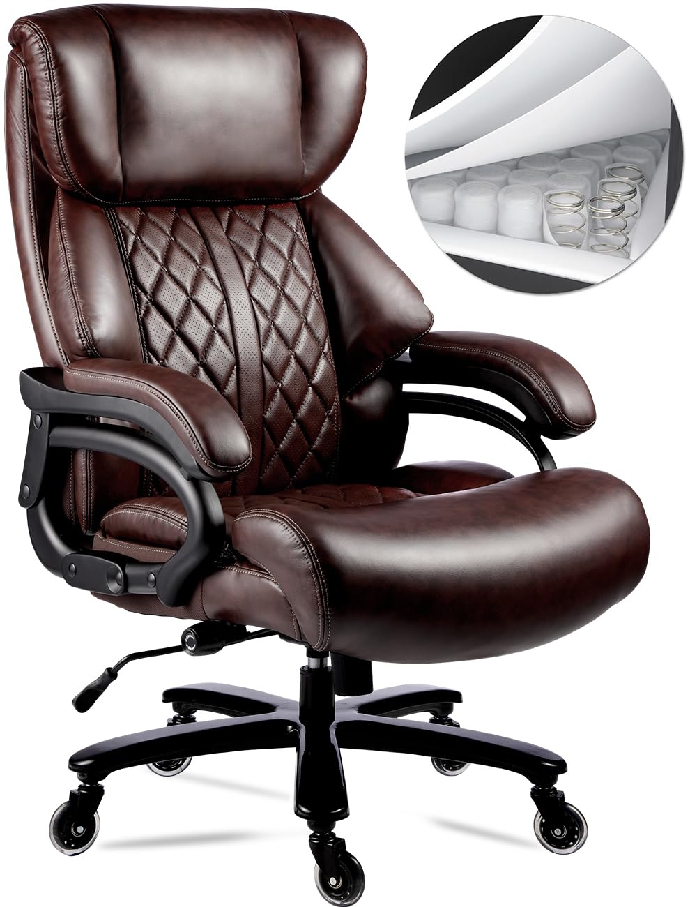 Mua 400lbs Big and Tall Office Chair for Heavy People Executive Office ...