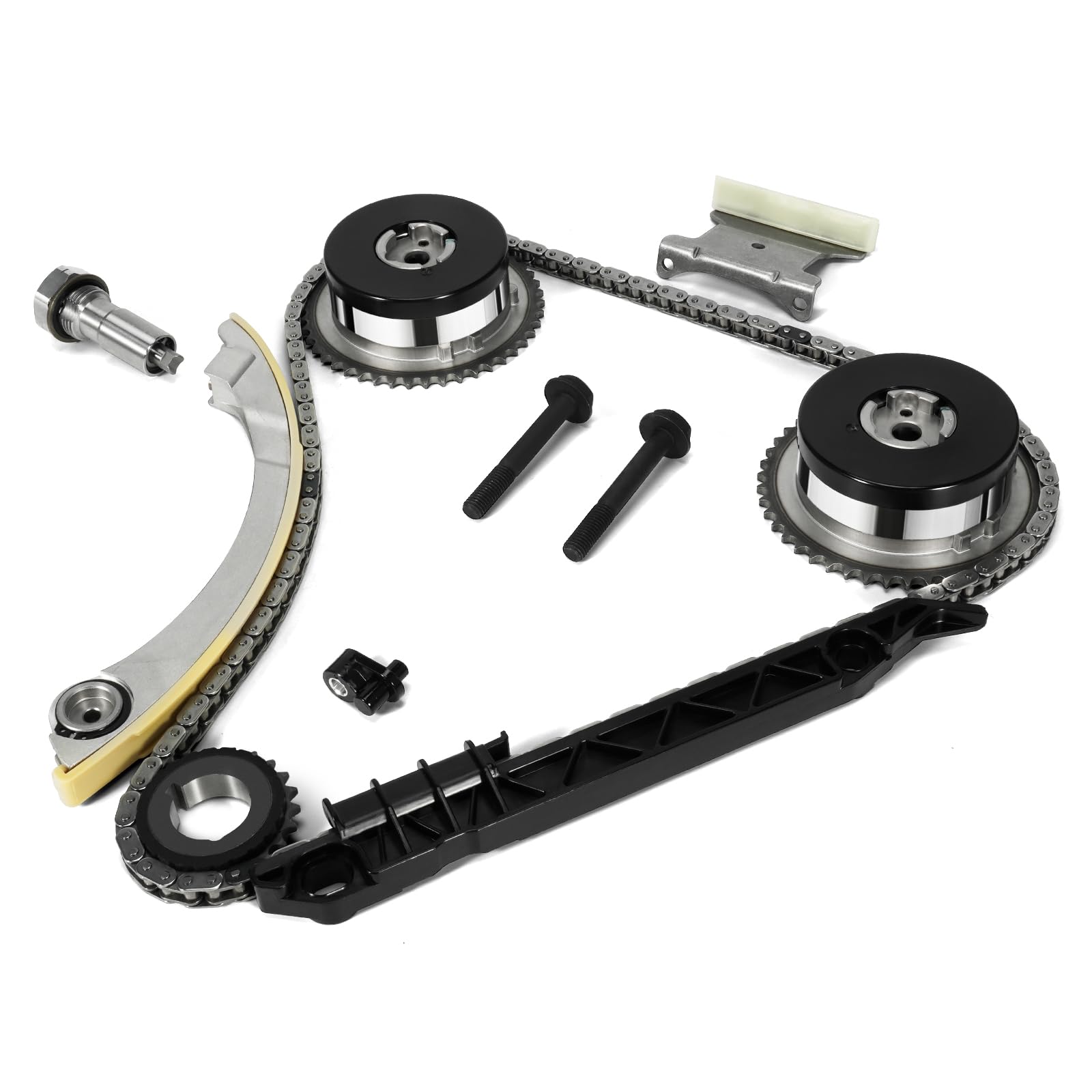 Aumzong 12608580 Engine Timing Chain Kit With Tensioner & Guide & Gear ...