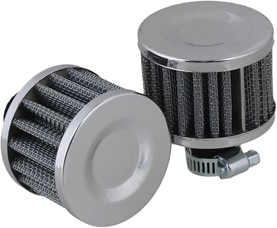 RDEXP Silver Aluminum Rubber Car Vent Valve Cover Breather Cold Air ...