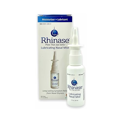 Rhinase Allergy Relief Saline Nasal Spray – Steroid Free, Dual Wetting ...