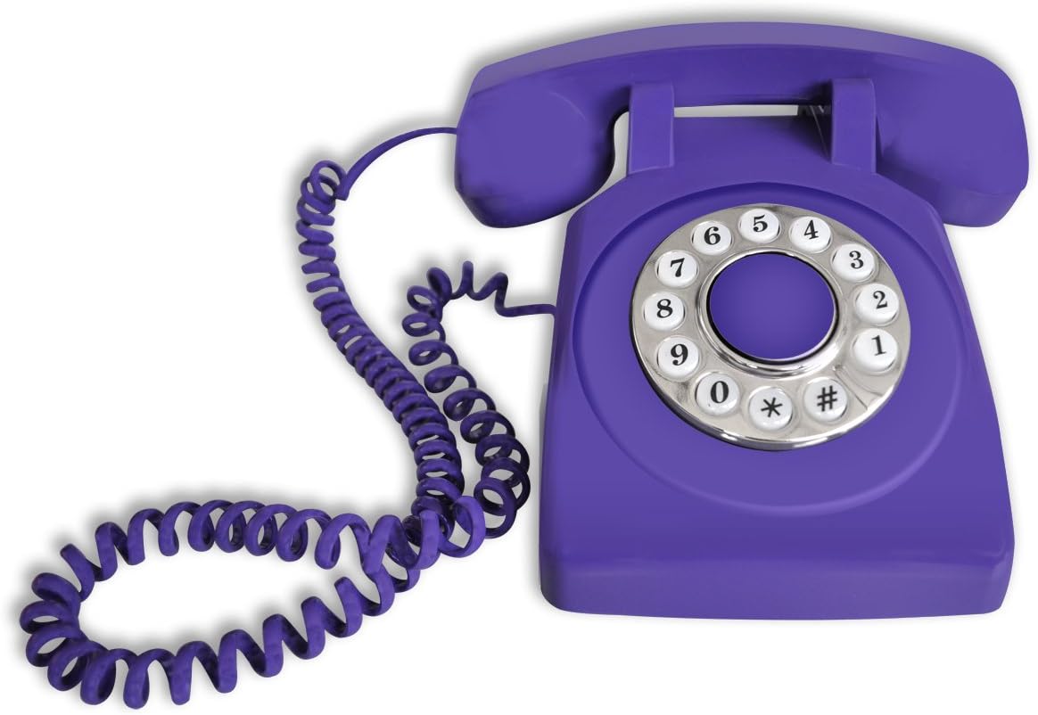 My Note Deco 066138 Design Carré Téléphone Violet: Amazon.fr: Cuisine ...