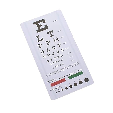 Mua ASA Techmed Snellen Pocket Eye Chart Wall Chart for Visual Acuity ...