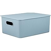 Amazon.com: Superio Ribbed Collection - Decorative Plastic Open Home ...