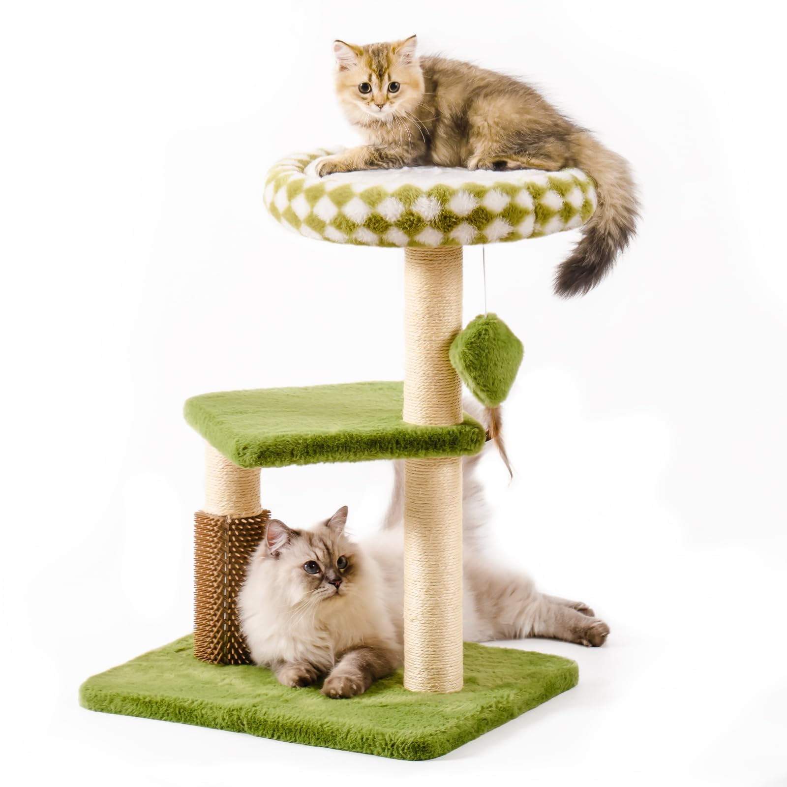 Mewoo Small Cat Tree Tower, Cat Tower with Scratching Post, Cat Trees ...