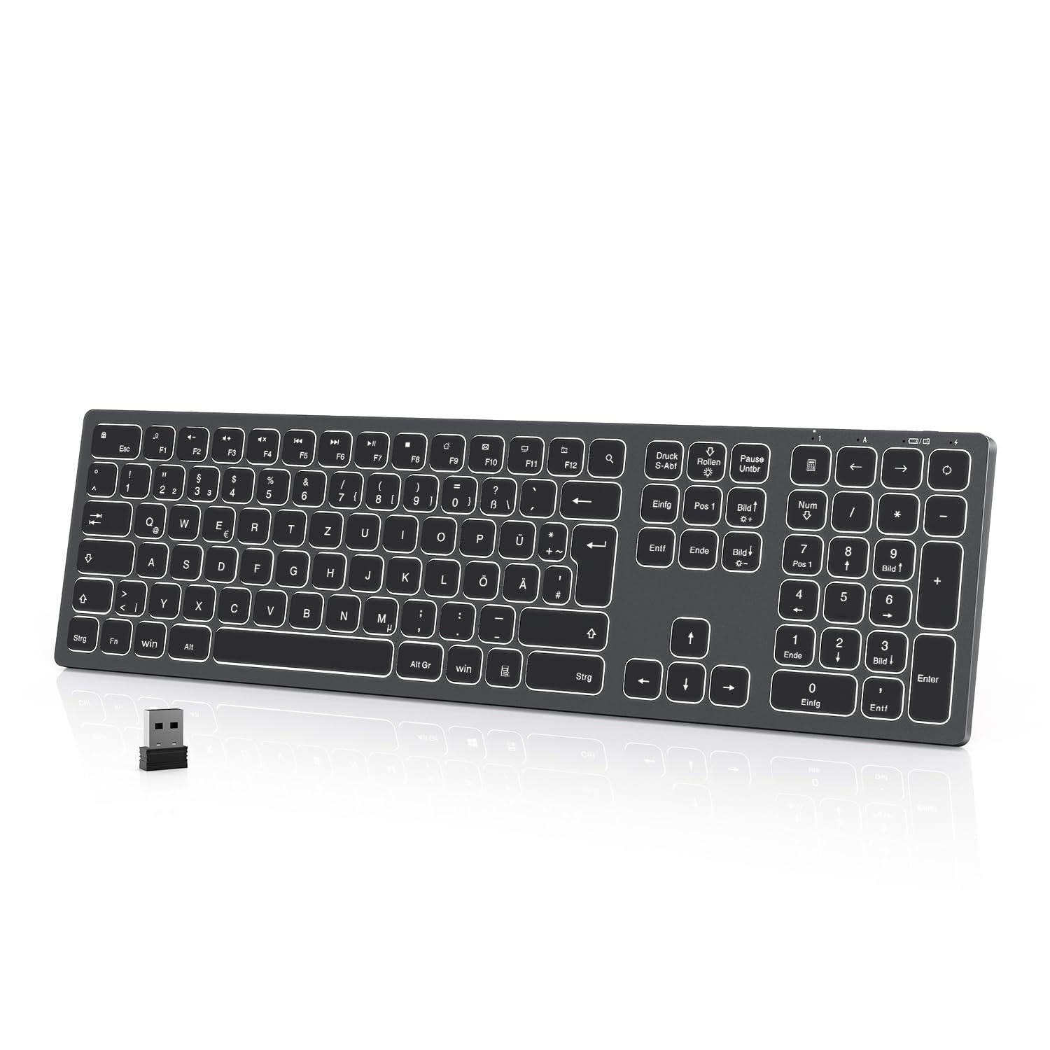 Mua seenda Illuminated Wireless Keyboard, Wireless Keyboard with White ...
