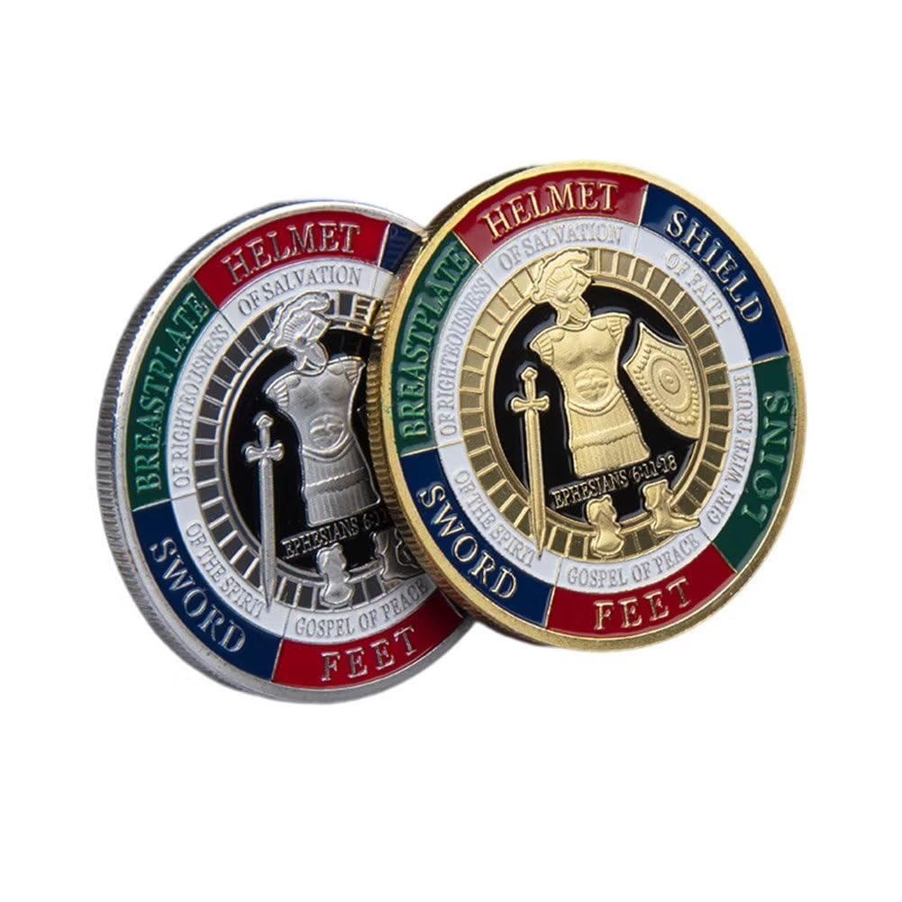 Mua Armor of God Challenge Coin, Commemorative Coin Seeking Guidance ...