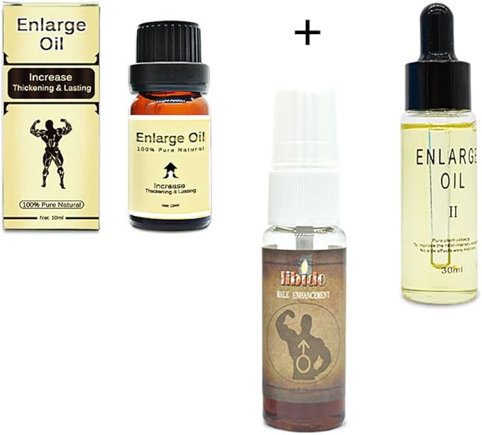 Amazon.com: 3Pcs Herbal Enlargement oils delay male enhancer spray ...