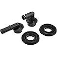 Amazon.com: X AUTOHAUX 1 Set PCV CCV Vent Valve Elbow with Grommet ...