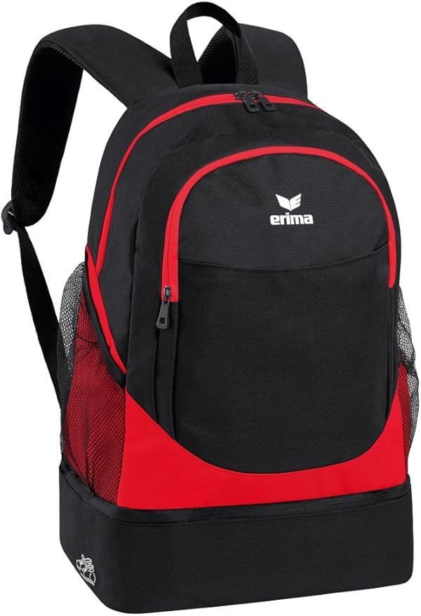 erima Rucksack mit Bodenfach Casual Daypack, 45 cm, 31,7 liters, Red ...