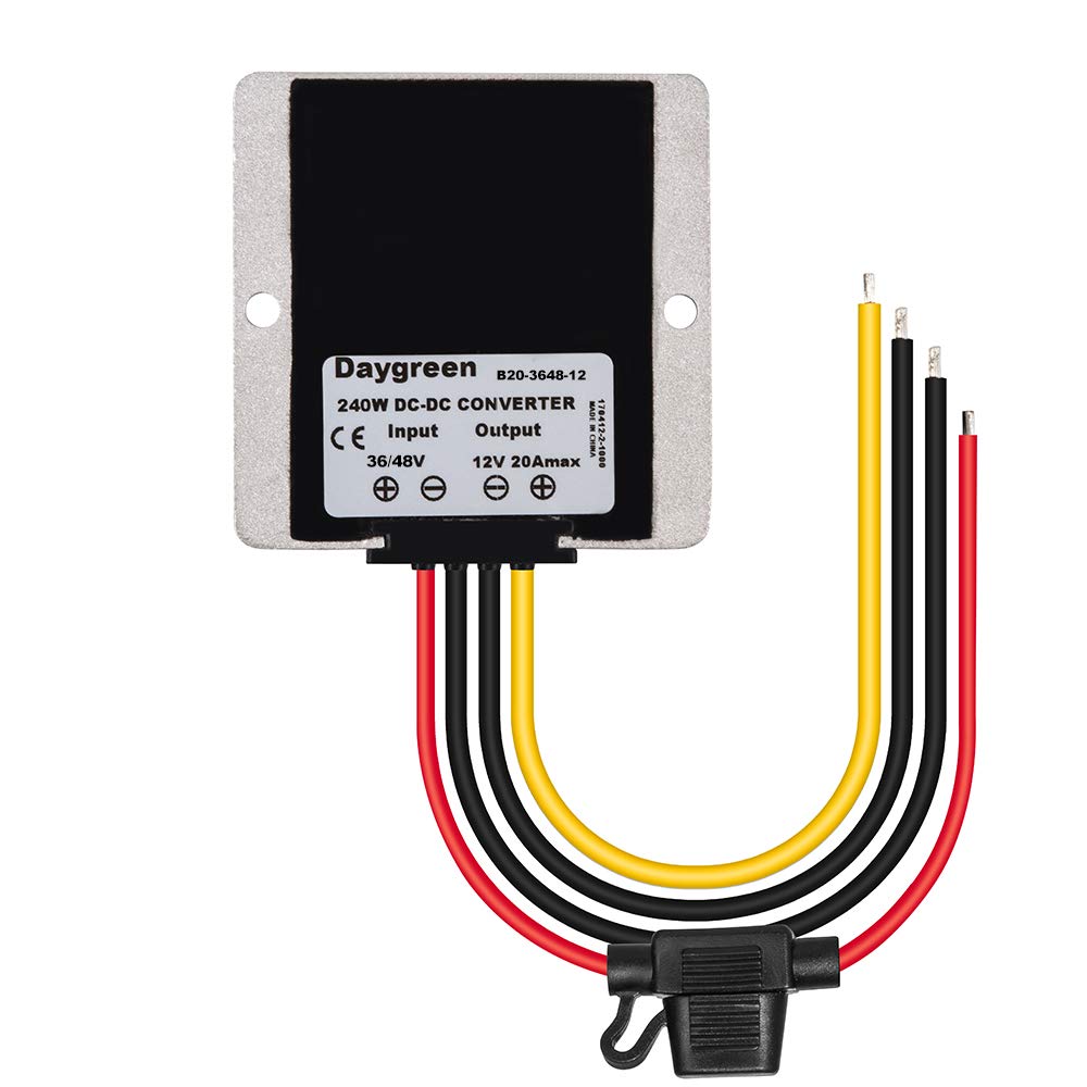 Mua Voltage Regulator DC DC 36V 48V Step Down to DC 12V Buck Transformer Converter (36V/48V to ...