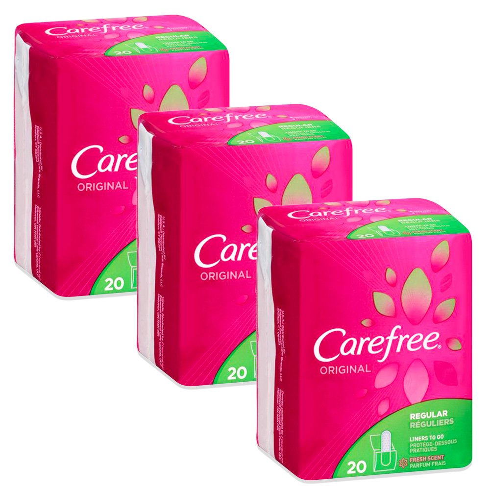 Amazon.com: Carefree Pantiliners, Original, Fresh Scent - 60 ct: Health ...