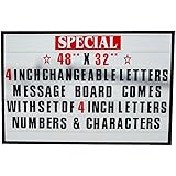 8" Portable Sign Letters for Outdoor Changeable Flex letter Marquee ...