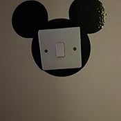 Mickey Mouse Light Switch Sticker Children's Bedroom Playroom Fun ...