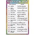 Amazon.com: Proofreading Marks Chart Classroom Poster Poster for Room ...