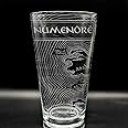 Amazon.com: MAP OF NUMENORE Engraved Pint Glass | Inspired by Lord of ...