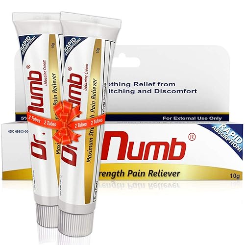 Dr. Numb 5% Lidocaine Cream 10g – Topical Anorectal Cream for Temporary ...