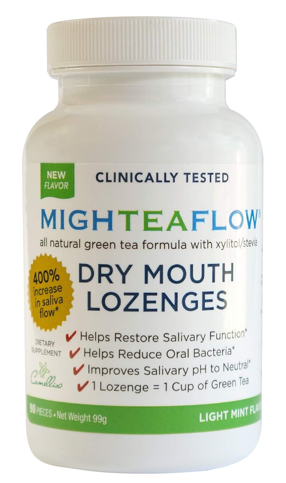 Mua MighTeaFlow Sugar Free Dry Mouth Lozenges with Xylitol/Stevia ...