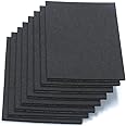 RERIVER 6" X 8" X 1/5" Thick Heavy Duty Felt Sheets - 8 Sheets (Black ...