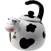 Amazon.com: Whistling Tea Kettle for Stove Top Enamel on Steel ...