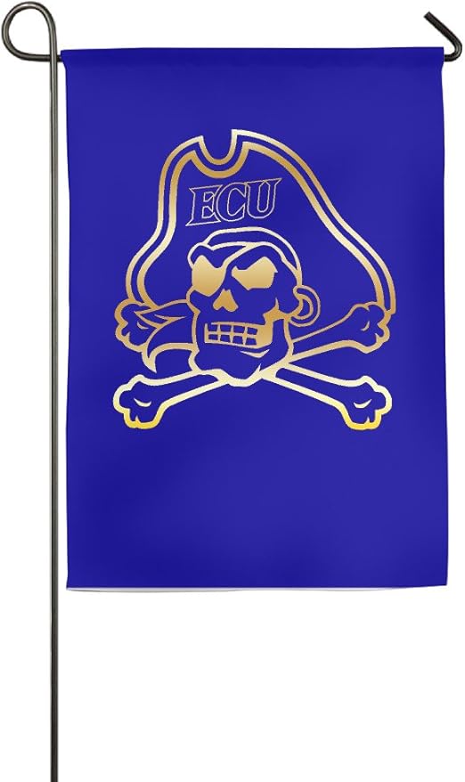 Amazon.com : New Ecu Logo East Carolina Pirates Gold Style Garden Flag ...