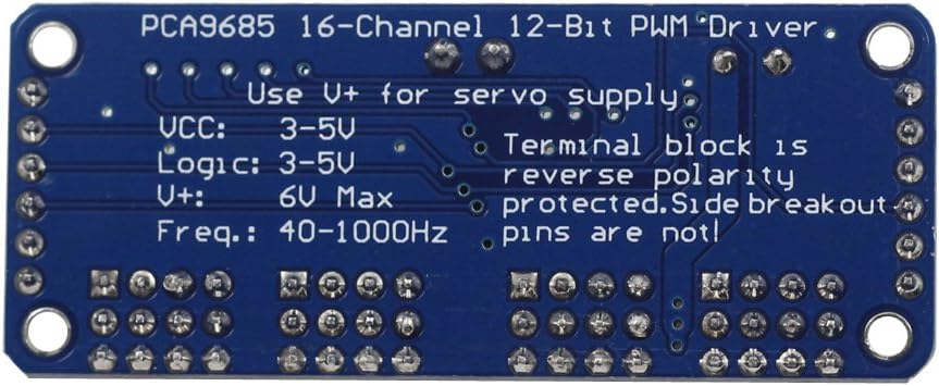 SunFounder PCA9685 16 Channel 12 Bit PWM Servo Driver for Arduino and Raspberry Pi (MEHRWEG ...