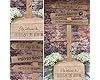 Personalised rustic wedding sign signpost freestanding crate direction ...