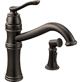 Moen 7245C Belfield Traditional One Handle High Arc Kitchen Faucet with ...