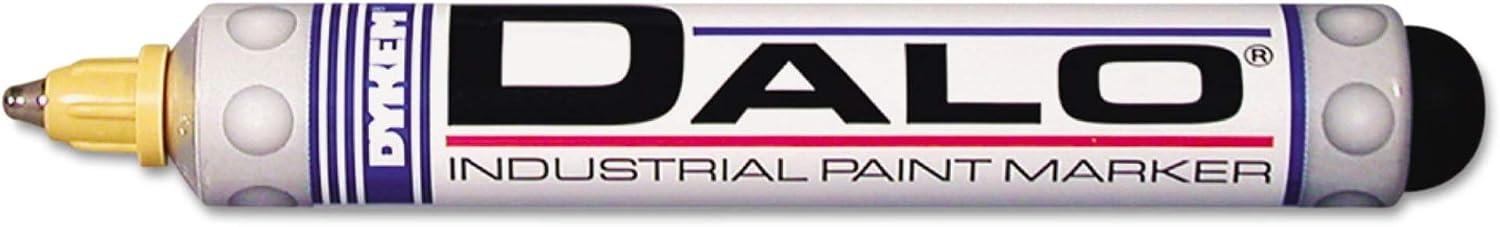 Dykem DALO Industrial Paint Metal Marker (Box 6, Yellow): Amazon.co.uk ...