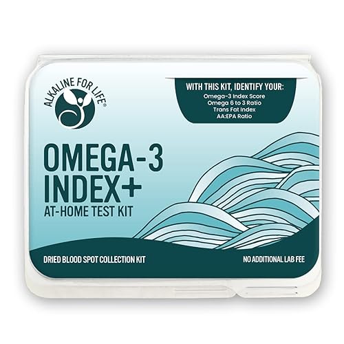 Omega-3 Index Plus Test Kit - Check Blood Levels of Omega-3, Trans Fats ...