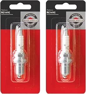 Amazon.com : Briggs and Stratton 2 Pack 5092K Spark Plug for Engines ...