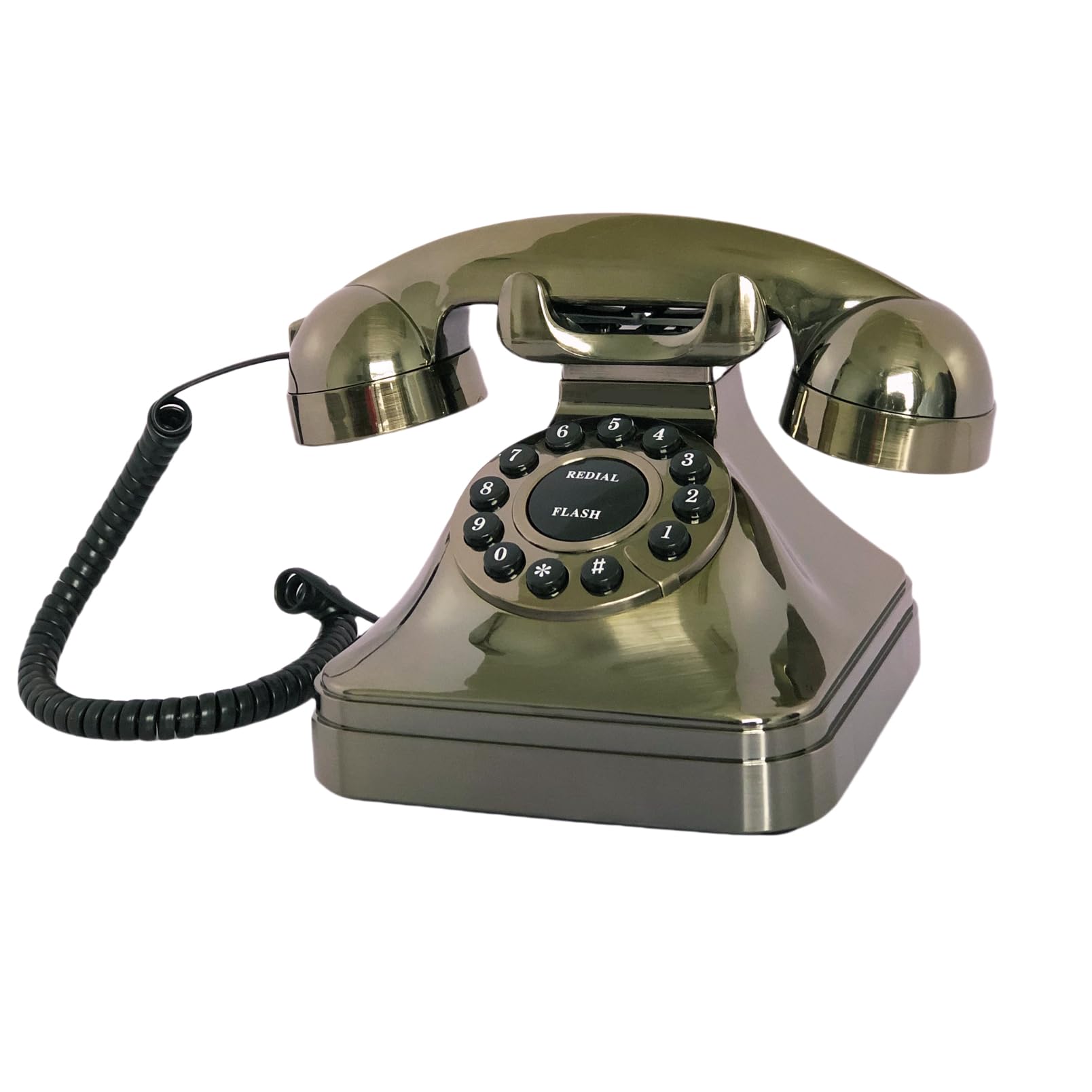 Retro Landline Home Phone,TelPal Corded Old Fashion Desk Phone, Basic ...