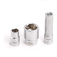 Compatible for 3PC 1/2 Triangular Multi-Toothed Socket and Tool Nuts ...