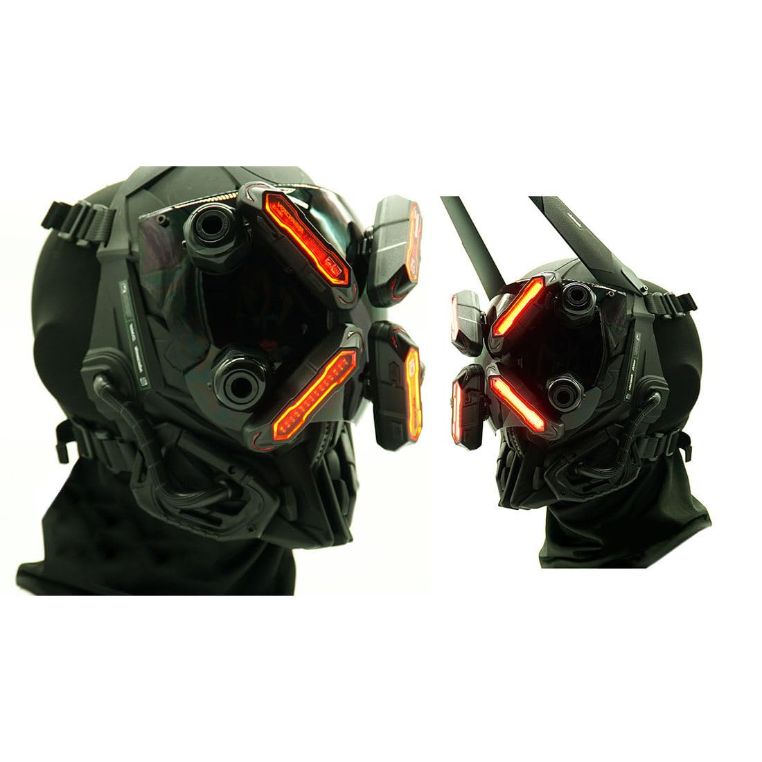 Mua Newcomer Punk Mask Helmet Cosplay Futuristic Punk Techwear for Men ...