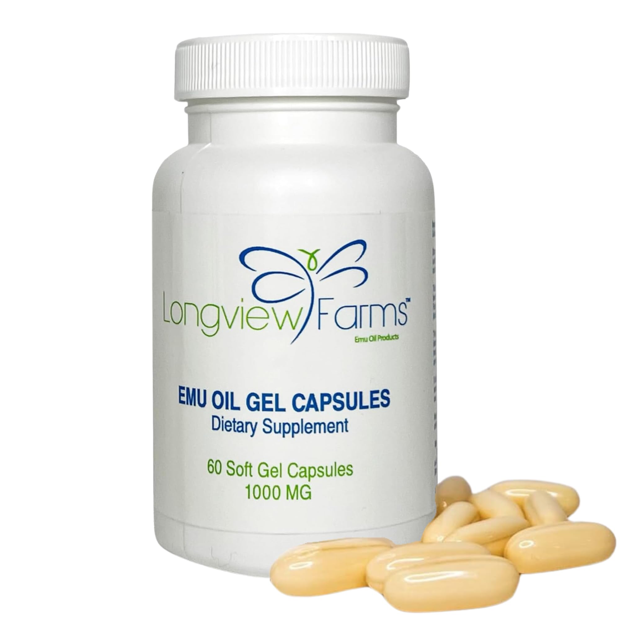 Mua Longview Farms Emu Oil Gel Capsules | 100% Pure Emu Oil for Skin ...