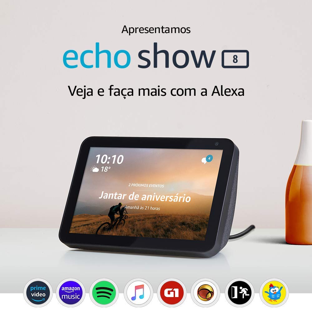 Amazon lança Eco Show 8 no Brasil - O Vício