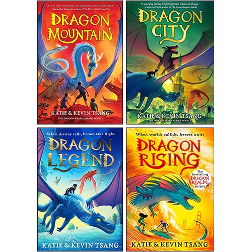 Dragon Realm Series Volume (1-4) Collection 4 Books Set By Katie Tsang ...