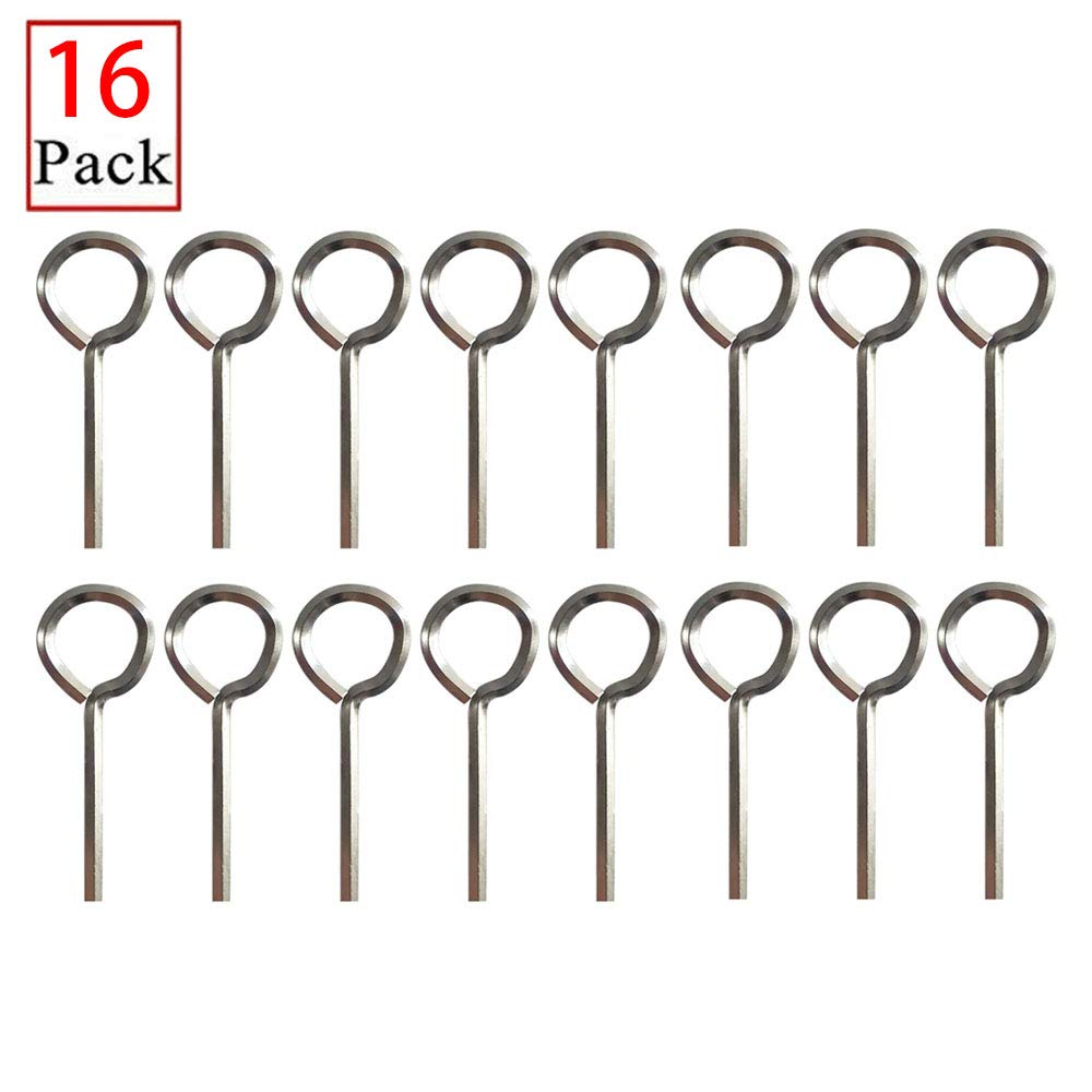 Hand Tools Deloky 16 Packs 3/32 Hex Dogging Key with Full Loop silver ...