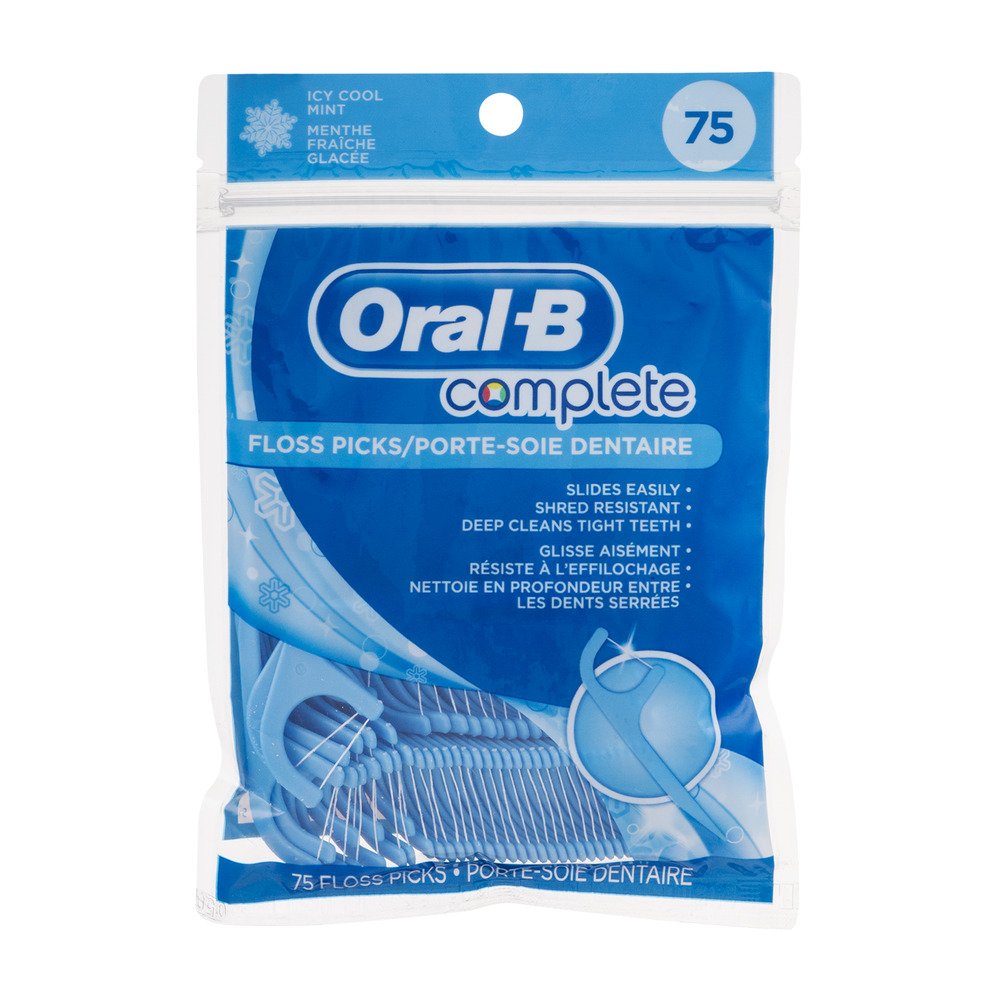 Oral-B Complete - Filo interdentale con forcelle, aroma di menta ...