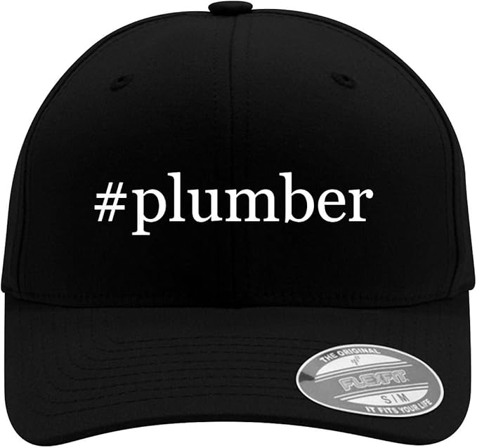 Amazon.com: #Plumber - Flexfit Hashtag Adult Men's Baseball Cap Hat ...