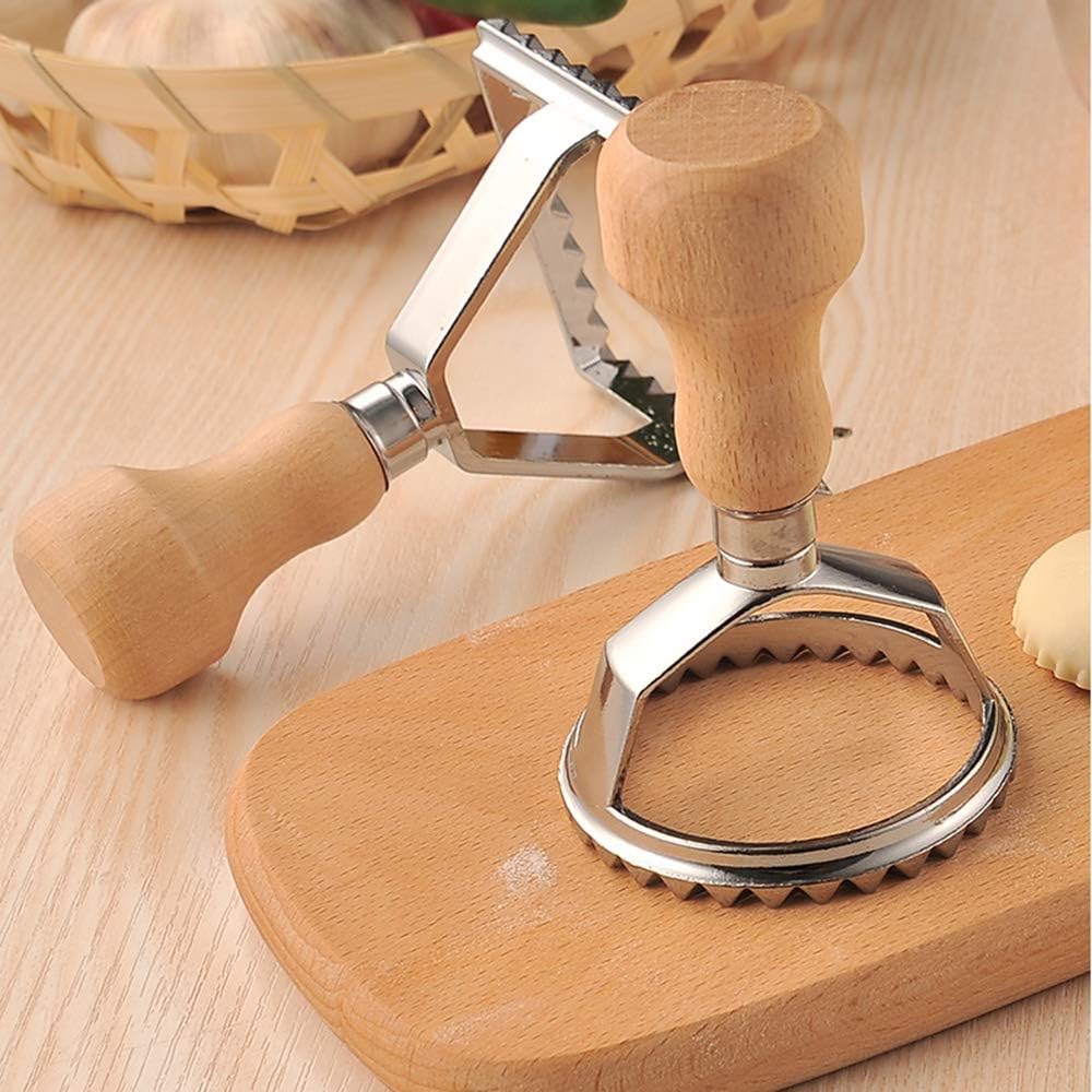 Macchine per pasta a mano LEZED Stampo per Ravioli in Legno Stampo in ...